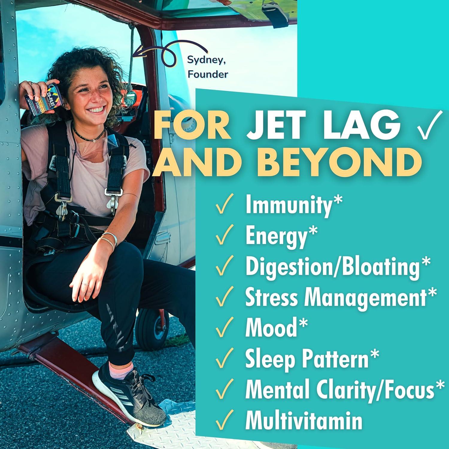 Co-Pilot All-in-1 Travel Supplement | Jet Lag & Immune Support | Energy ...