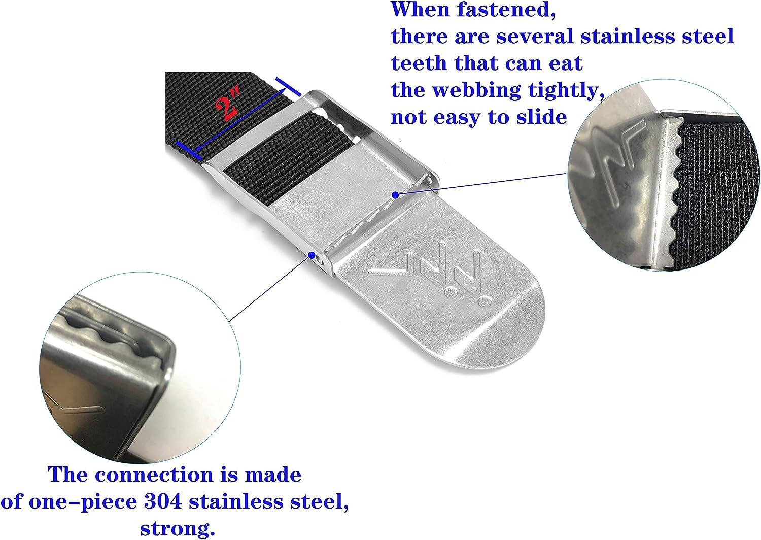 MOOCY Stainless Steel Dive Weight Belt Buckle - 3 Slot Scuba Diving ...