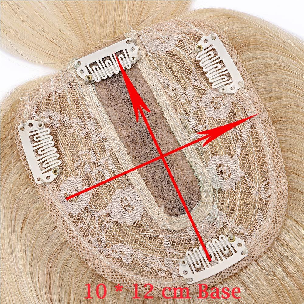 Silk-Co Hair Topper - Real Remy Hair Clip-In Extensions | 10x12cm Base ...