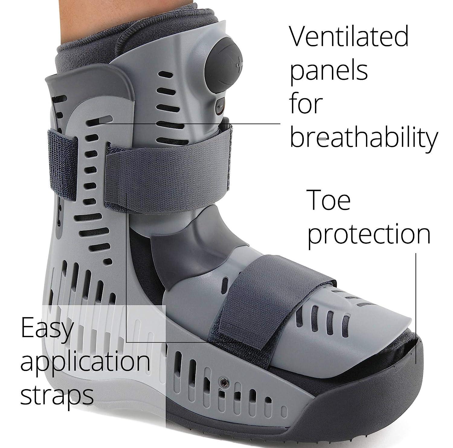 Ossur Rebound Air Walker Boot Low Top (Large) - Adjustable Straps, Air ...
