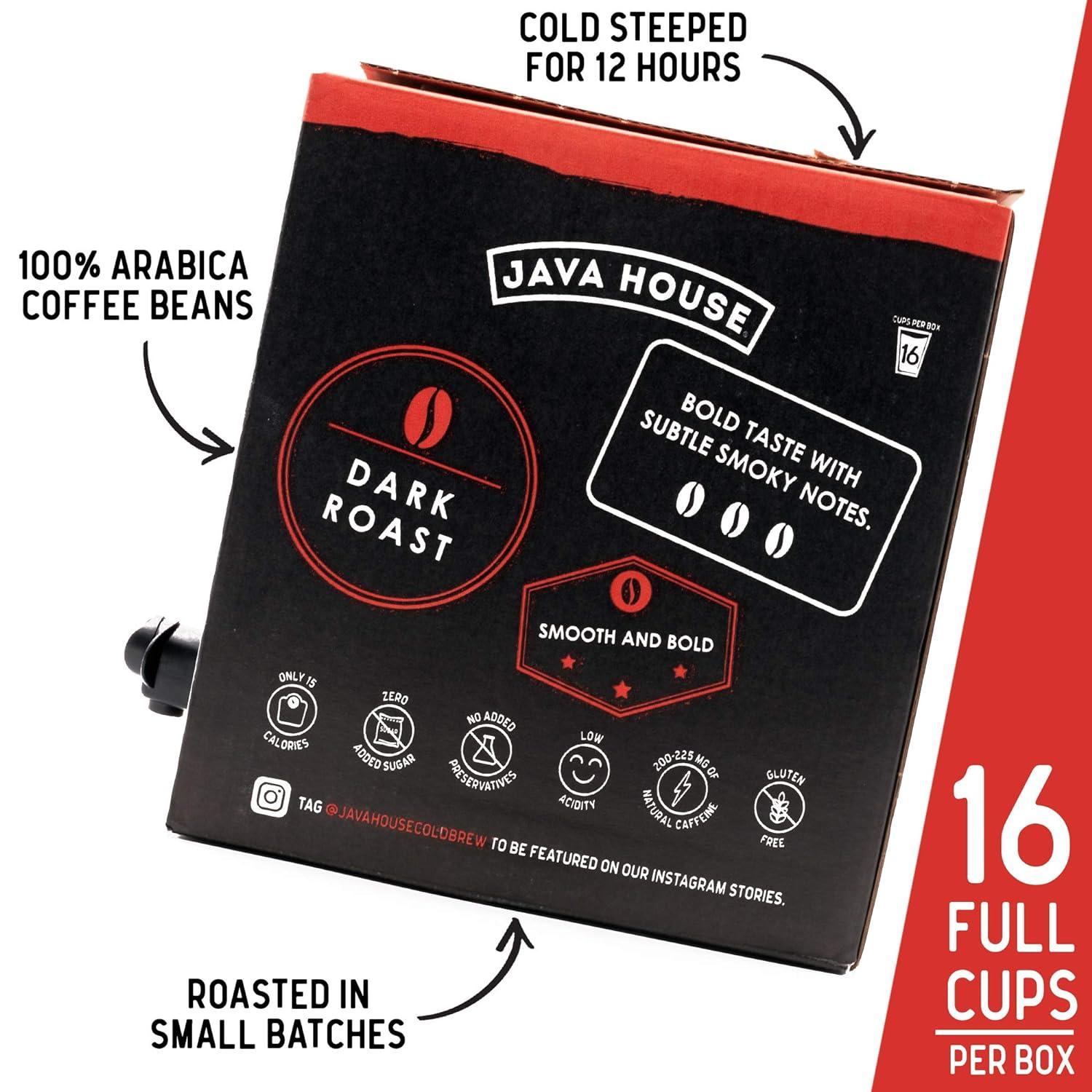 Java House Cold Brew Coffee On Tap - 1 Gallon (128 fl oz) Box - No ...