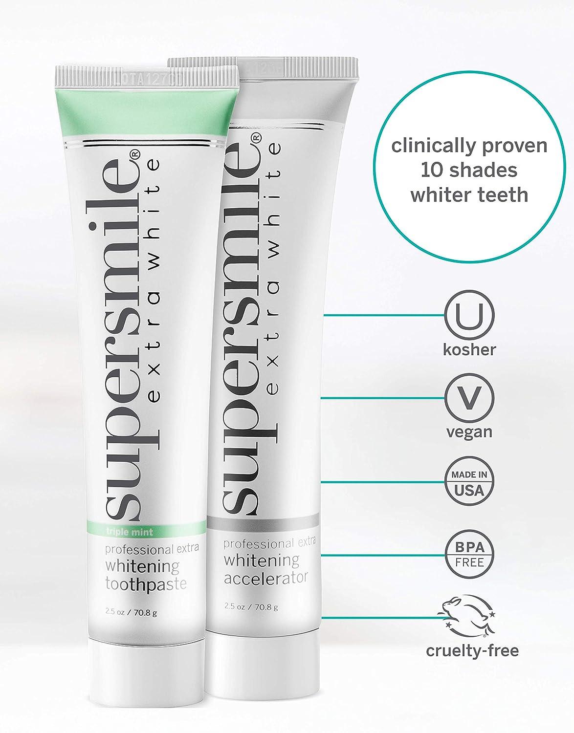 Supersmile Extra White Teeth Whitening System - 2 Count Pack for ...