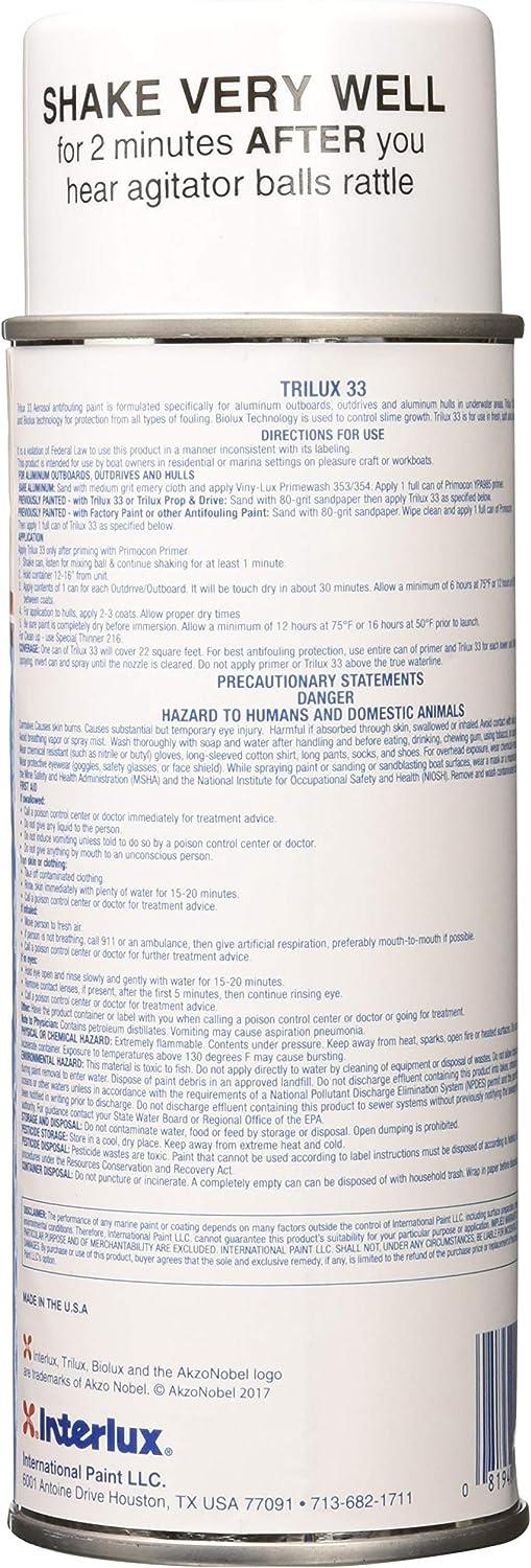 Interlux Trilux 33 Aerosol Antifouling Paint White - 16 oz | Buy Now ...