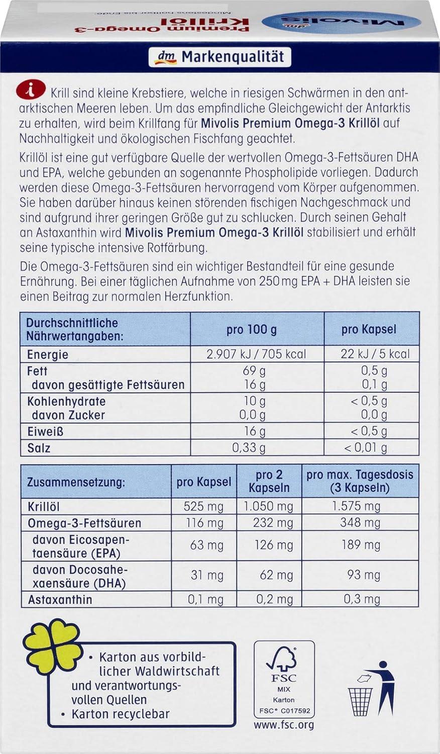 DAS capsules PLUS Premium Omega-3 Krill l Kapseln 60 St | Buy Now with ...