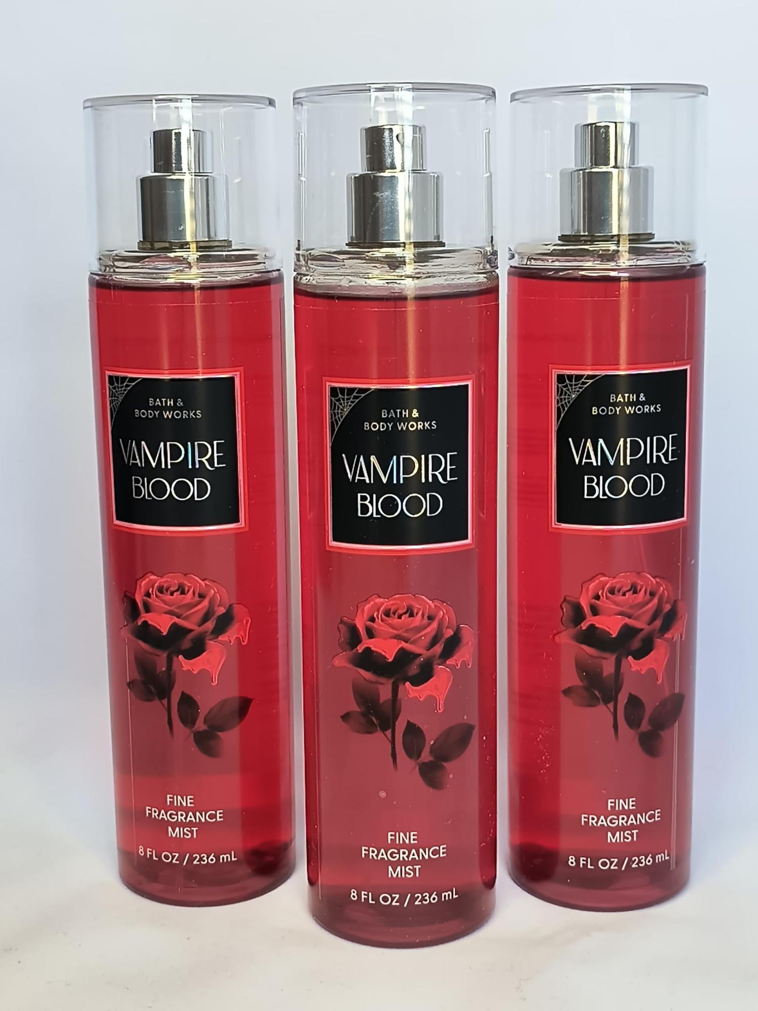 Bath & Body VAMPIRE BLOOD Fine Fragrance Mist 8 fl oz 3 Pack