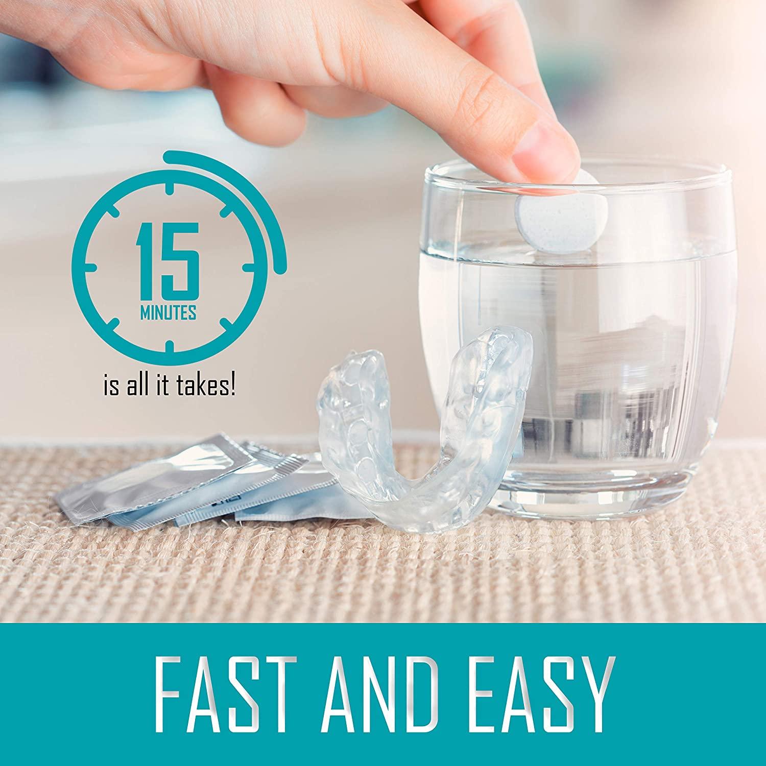 120 Tablets Denture & Retainer Cleaner â€“ Odor & Stain Removal, 4 ...