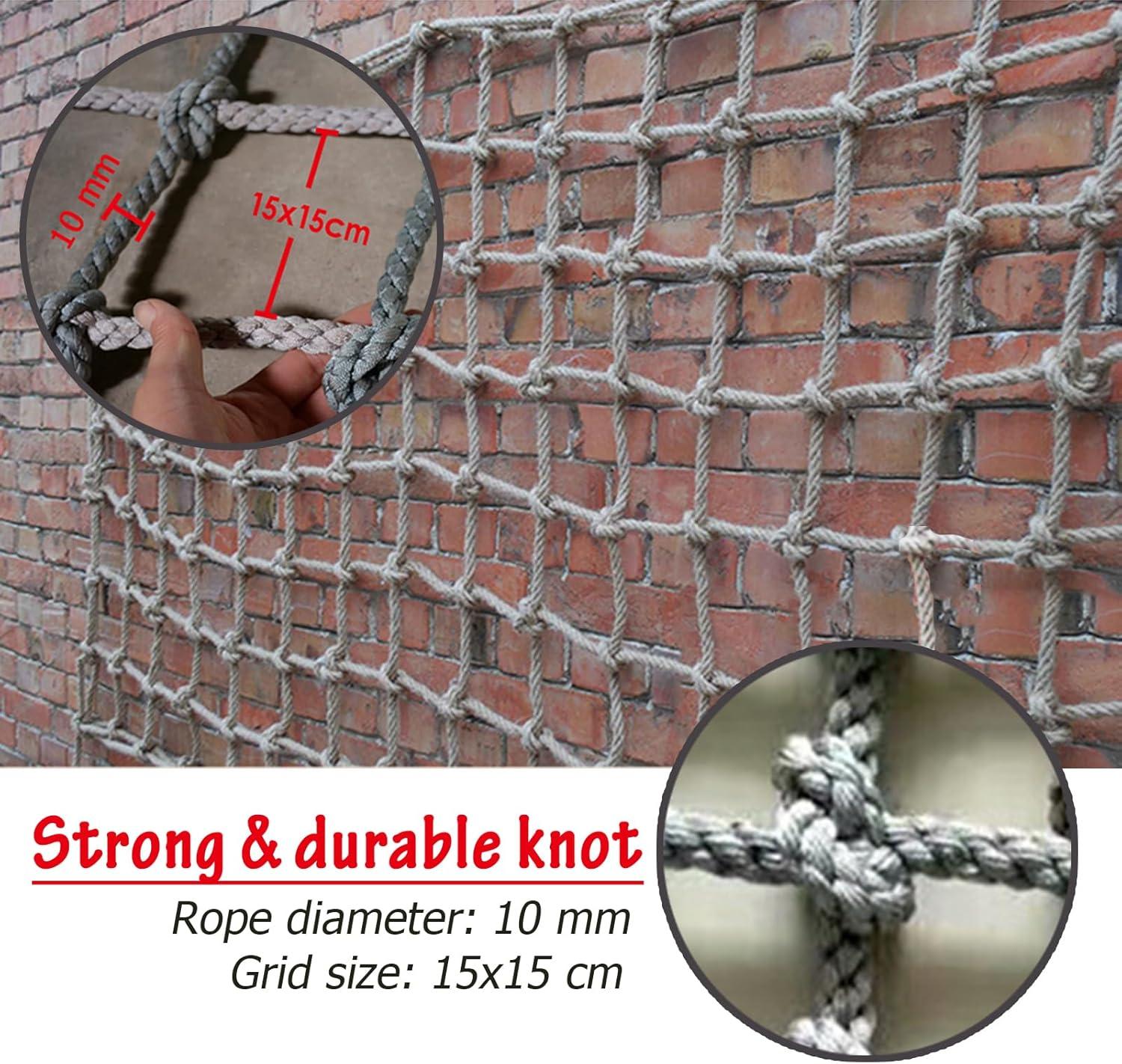 Climbing Net Heavy Duty Rope Cargo Net Tree House Climbing Safety Net ...