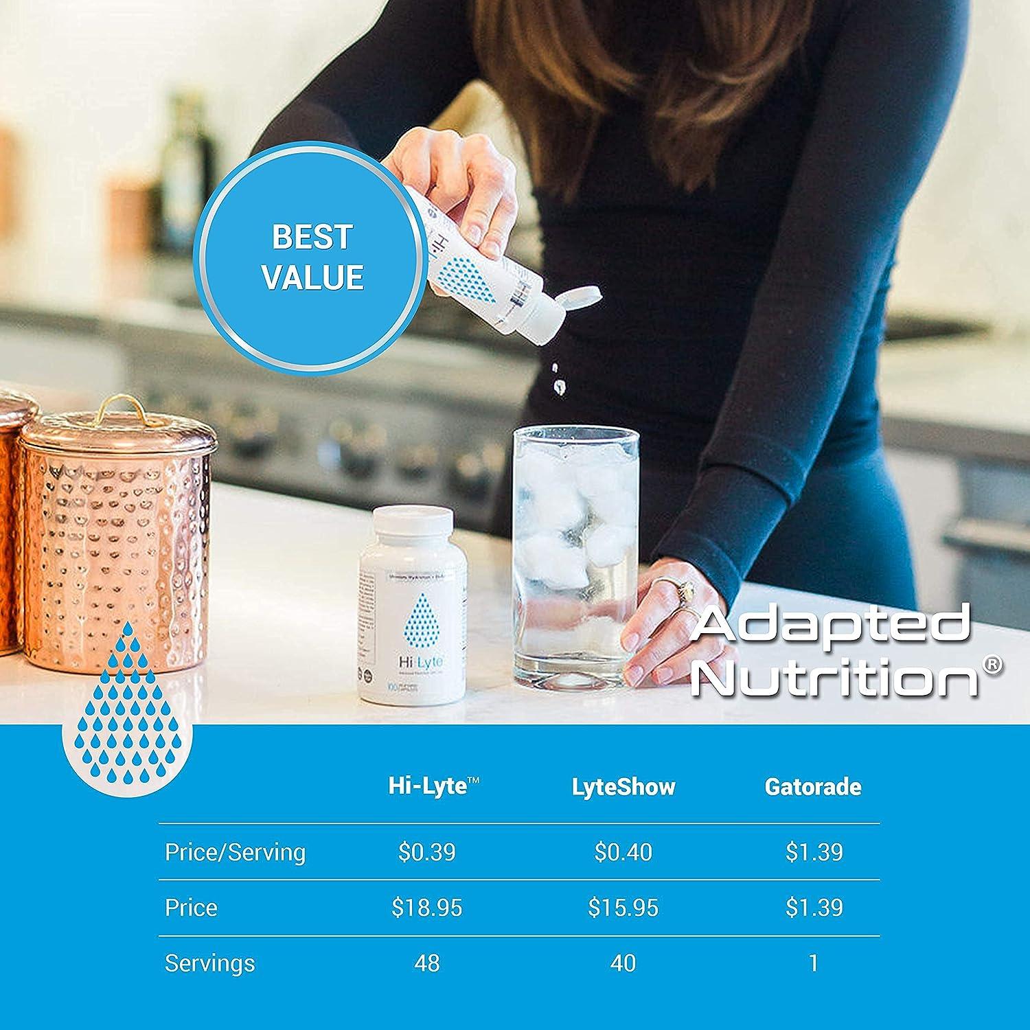 Hi-Lyte Electrolyte Replacement Capsules - 100 Servings | Rapid ...