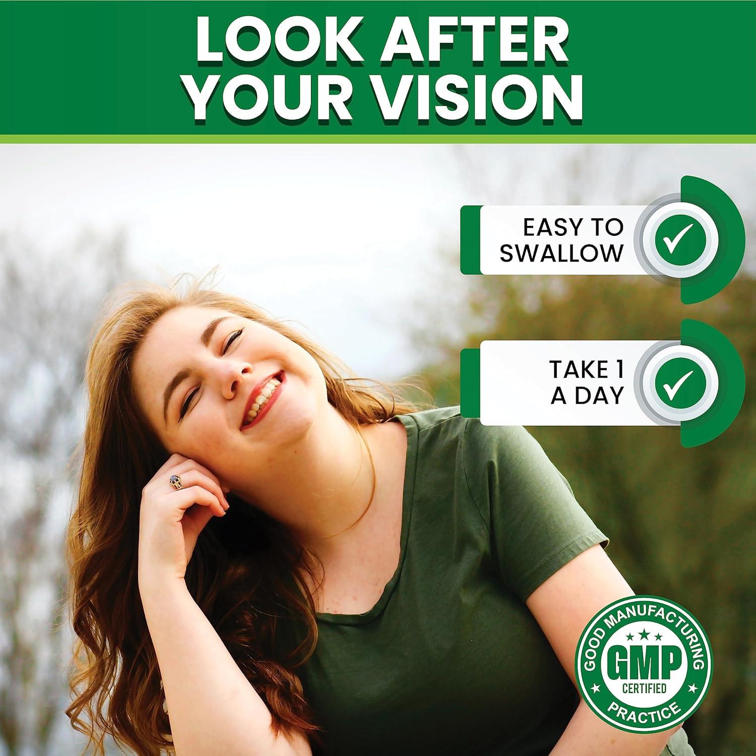 Natural Eye Complex: Eye Vitamins with Lutein and Zeaxanthin - 60 ...