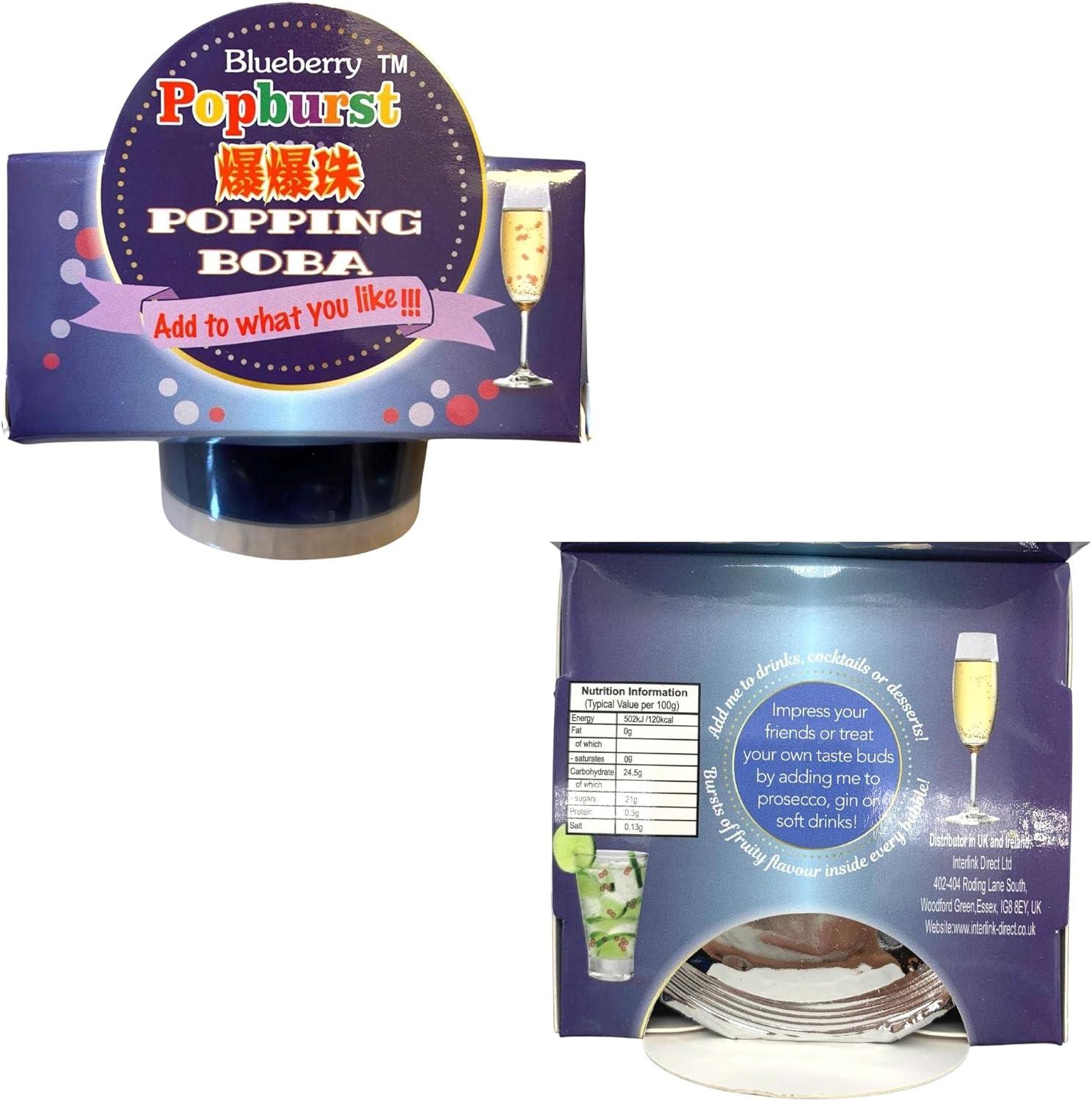 Popping Boba Fruit Flavour Bursting Bubbles 130g | Premium Quality ...