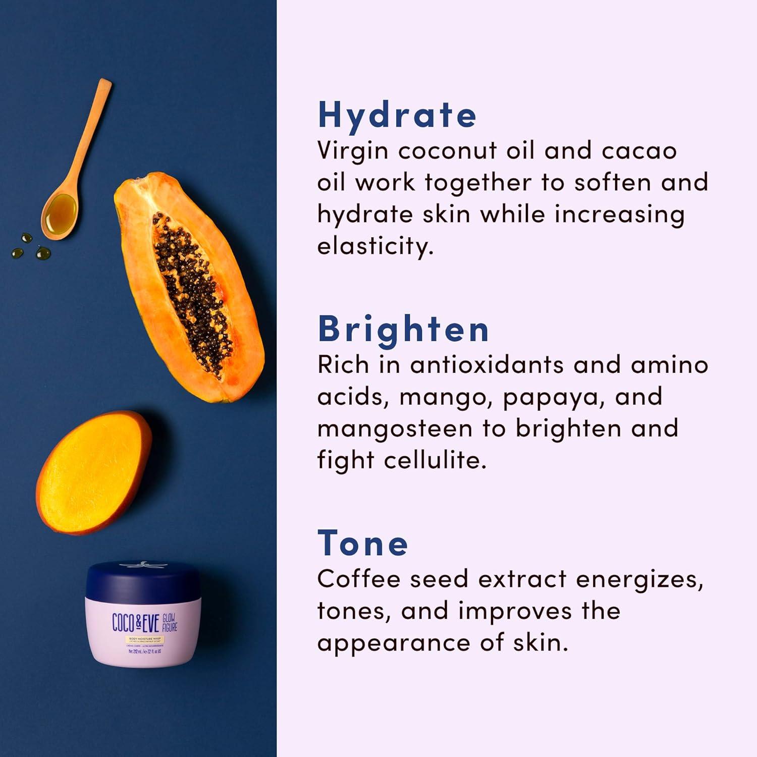 Coco & Eve Glow Figure Body Moisture Whip | Nourishing Lychee ...