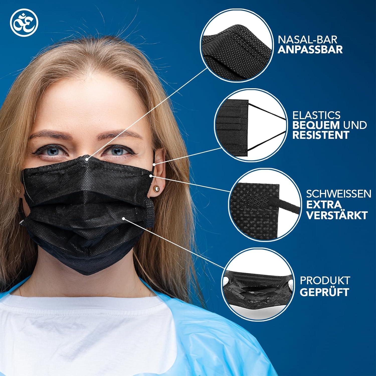 Buy EN14683 Certified Medical IIR 3-Layer Face Masks - 98% BFE ...