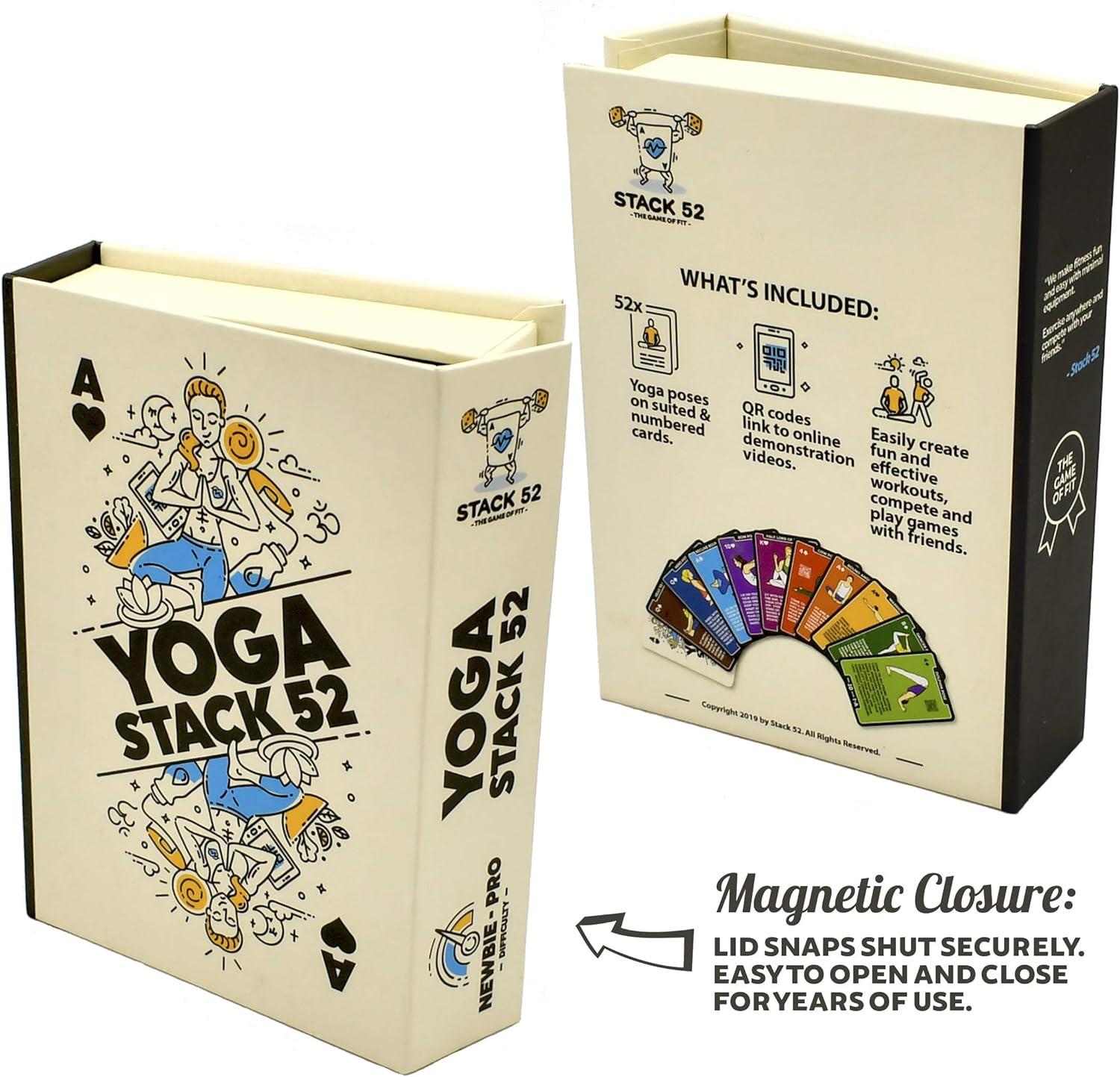 Stack 52 Yoga Practice Cards - Essential Guide for Beginners to ...
