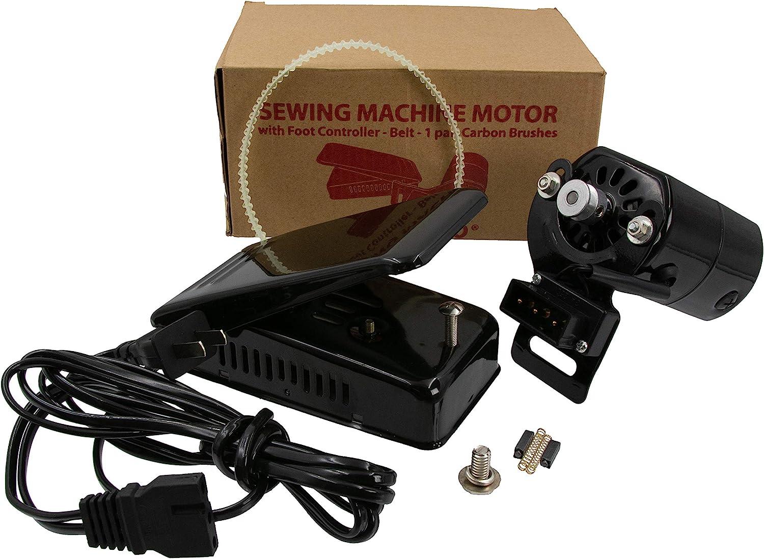 Enduro Sewing Machine Motor Kit with Foot Pedal & Belt - 110 Volt 100 ...