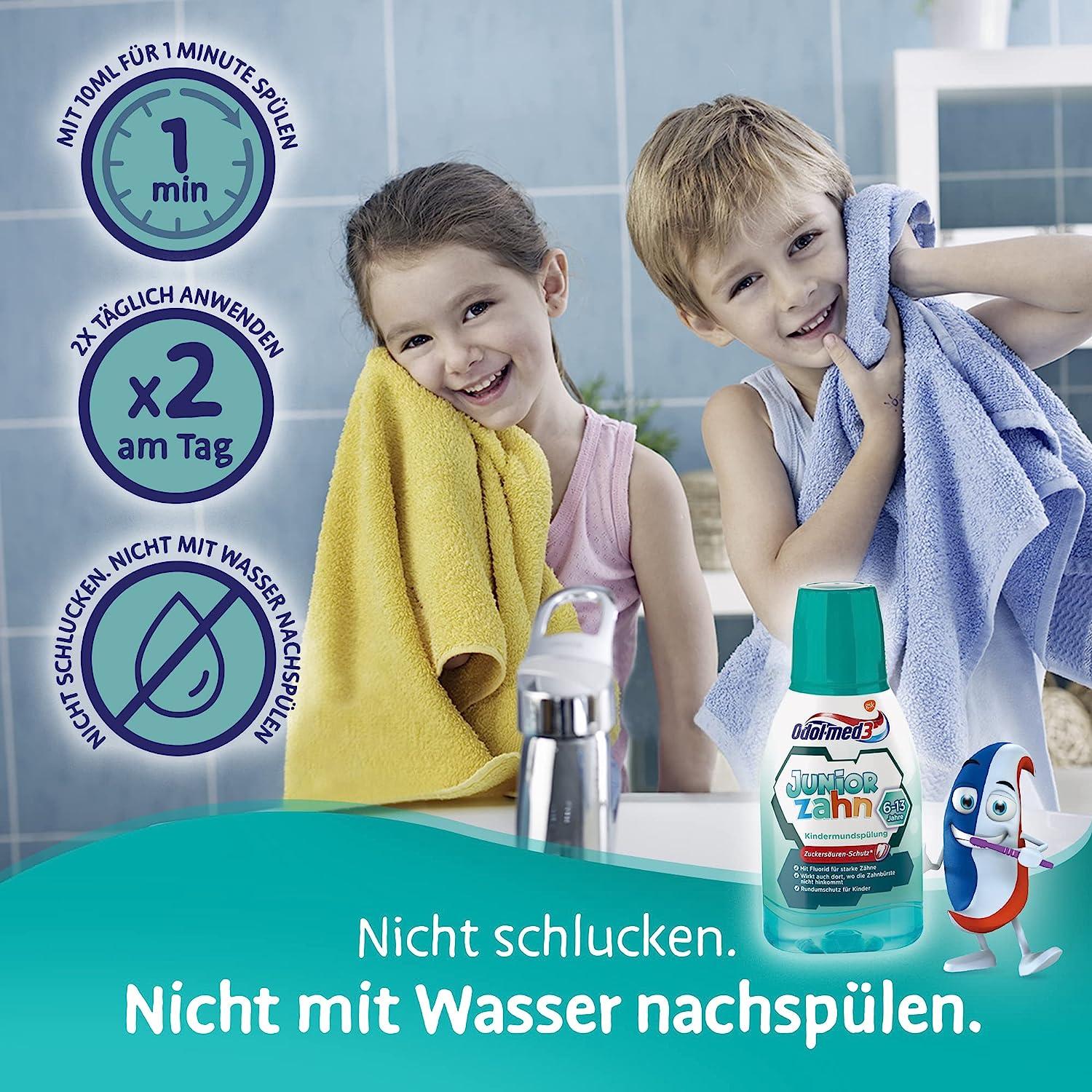 Odol-med3 Junior Tooth 300ml - Gentle and Effective Kids Toothpaste ...