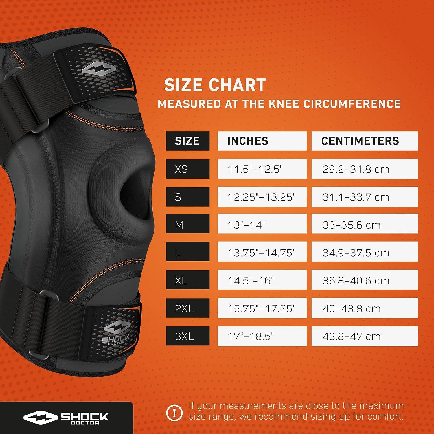 Shock Doctor 870 Knee Brace - Knee Support for Stability | Meniscus ...