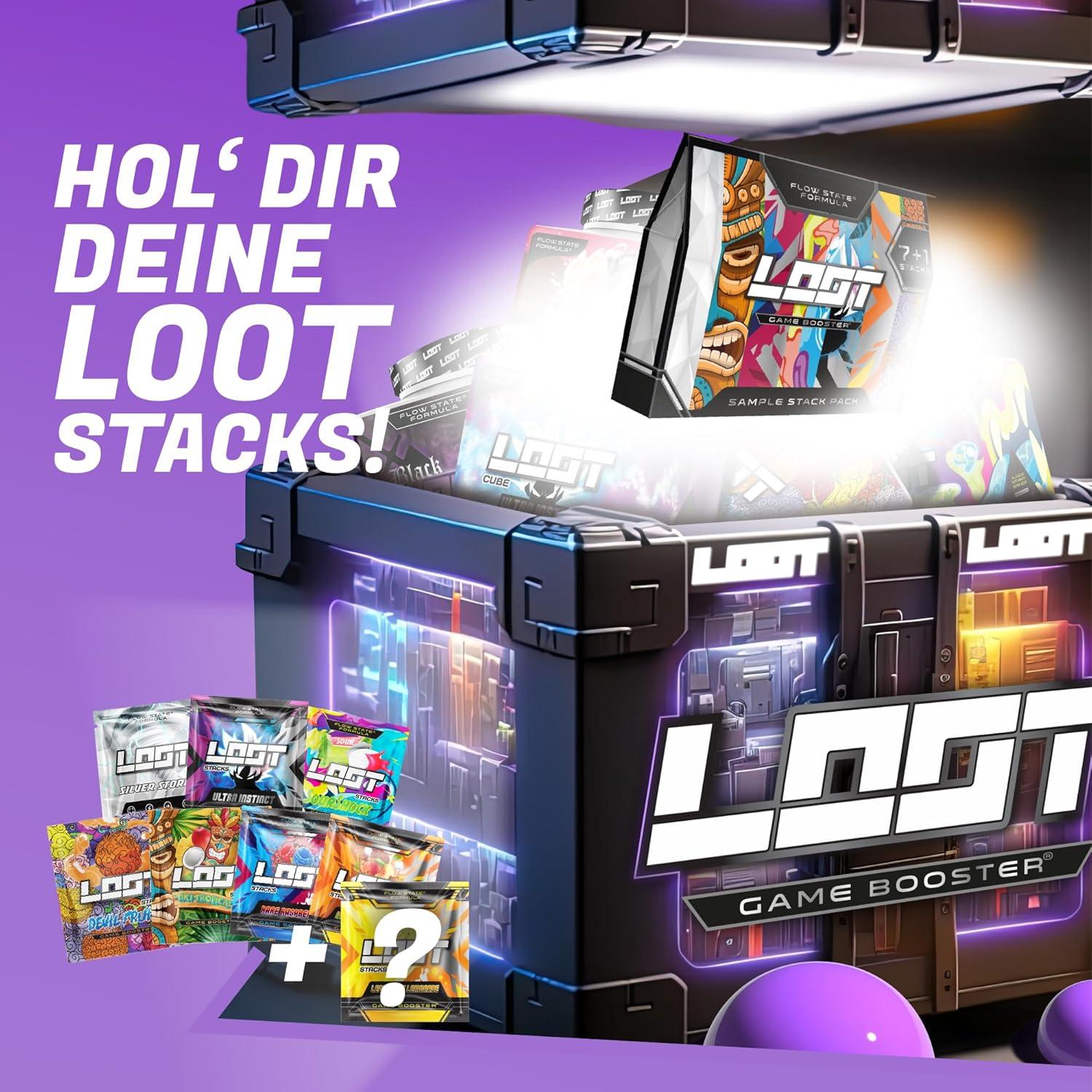 Buy Loot 7+1 Starter Pack - Game Booster Energy Drink | 200mg Caffeine ...