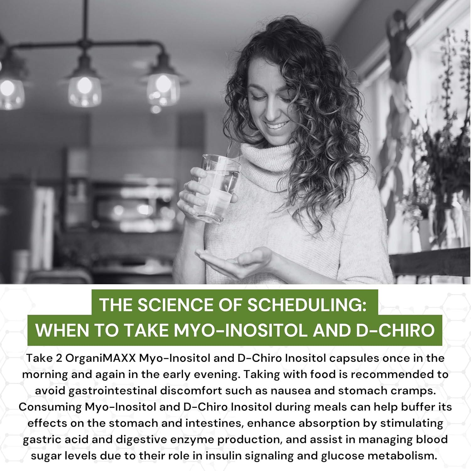 Myo-Inositol & D-Chiro Inositol Capsules | Max Strength 125 Capsules 2 ...