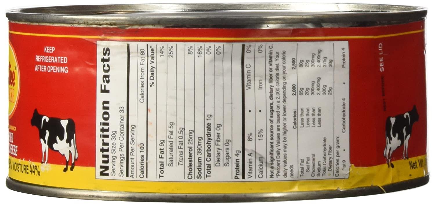 Tastee Jamaica Cheese 2.2 lbs - Authentic Jamaican Cheese - 1 Pack ...