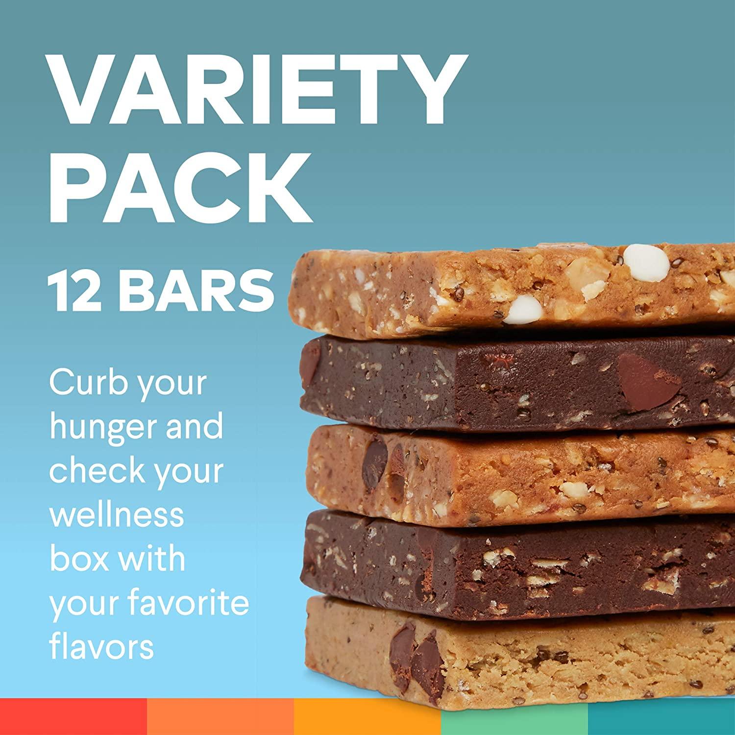 R.E.D.D. Vegan Protein Bar Variety Pack - 12 Bars | Plant-Based, Low ...