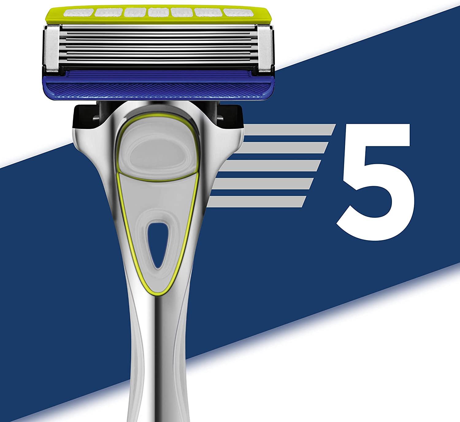 Wilkinson Sword Hydro 5 Skin Protection Sensitive Men's Razor with 3 ...