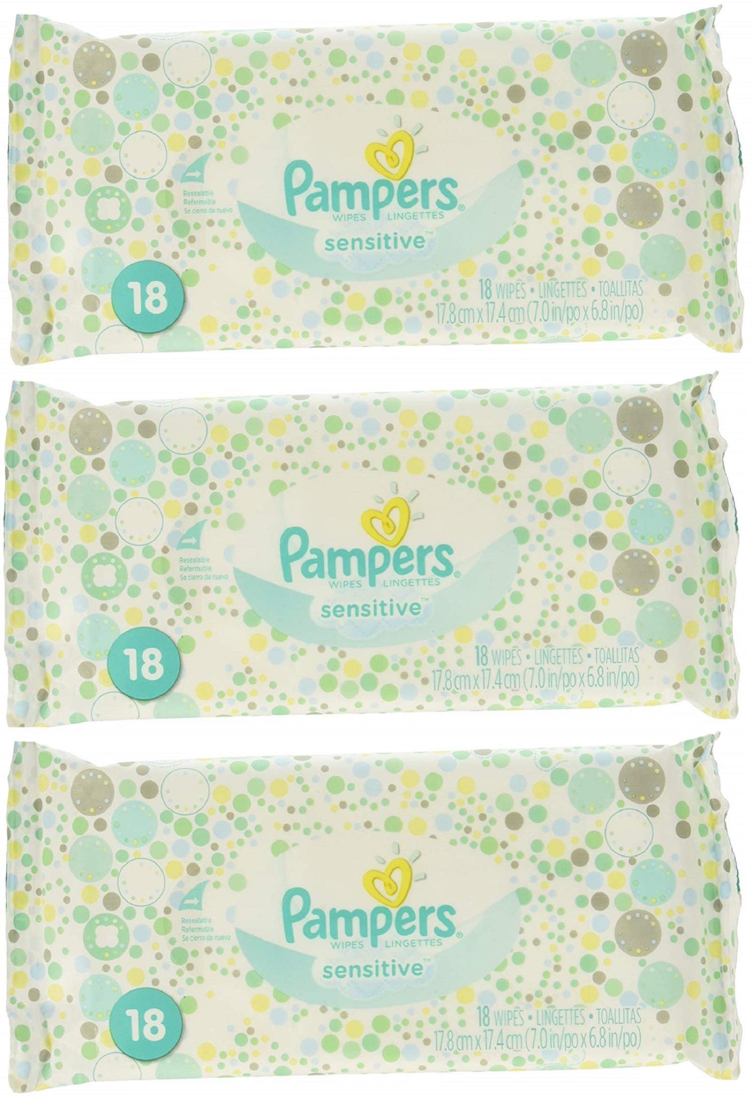 pampers sensitive 3 pack