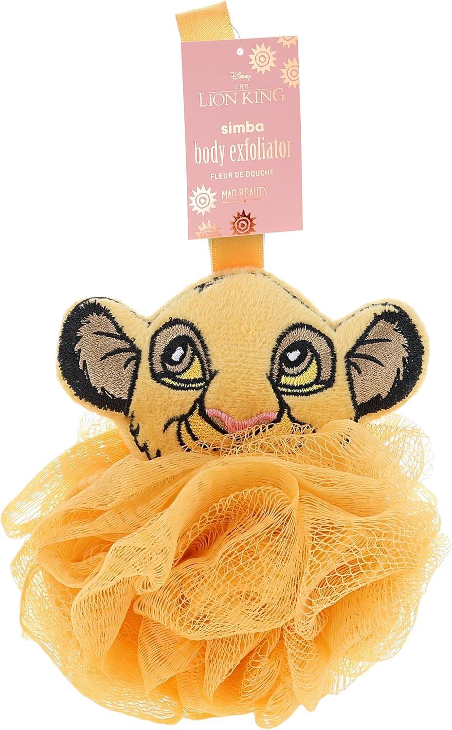 Mad Beauty Disney Lion King Simba Body Puff - Plush Exfoliating Shower ...