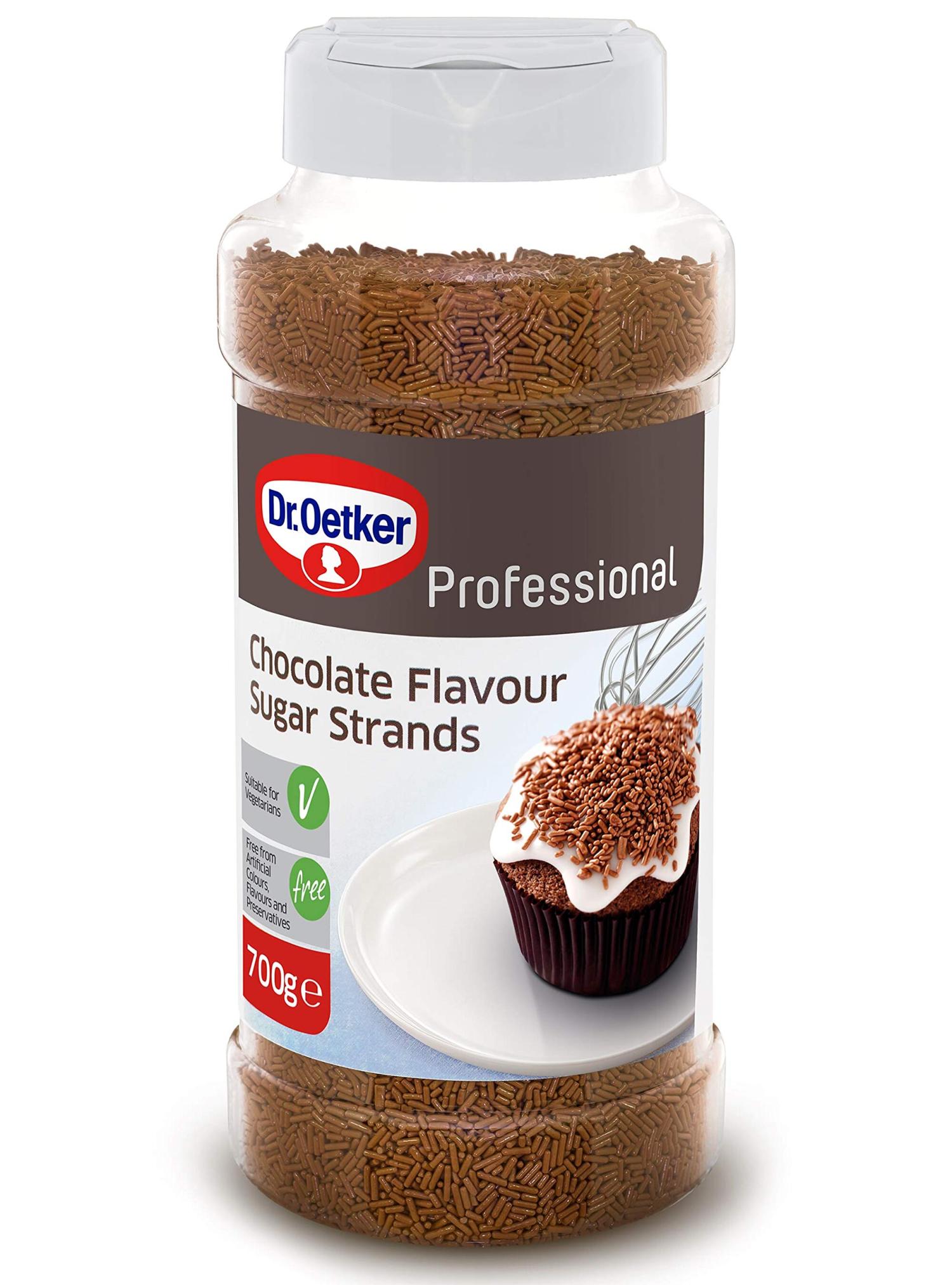 Dr. Oetker Professional Chocolate Sugar Strands - 1x700g | Buy Now with ...