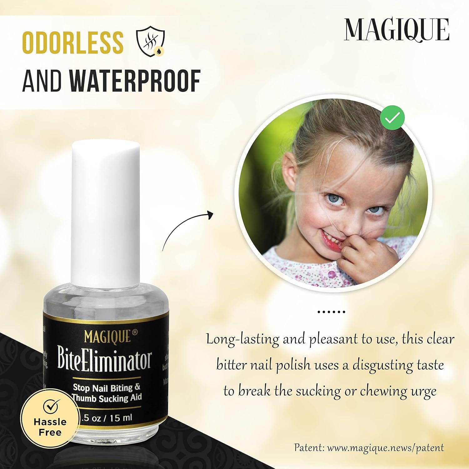 Nail Biting Treatment for Kids & Adults - Magique Bite Eliminator No ...
