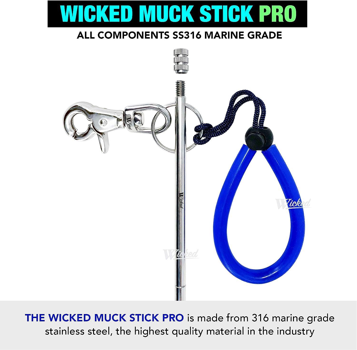 WICKED Muck Stick Pro Pointer Stick | Precision Forged Stainless Steel ...
