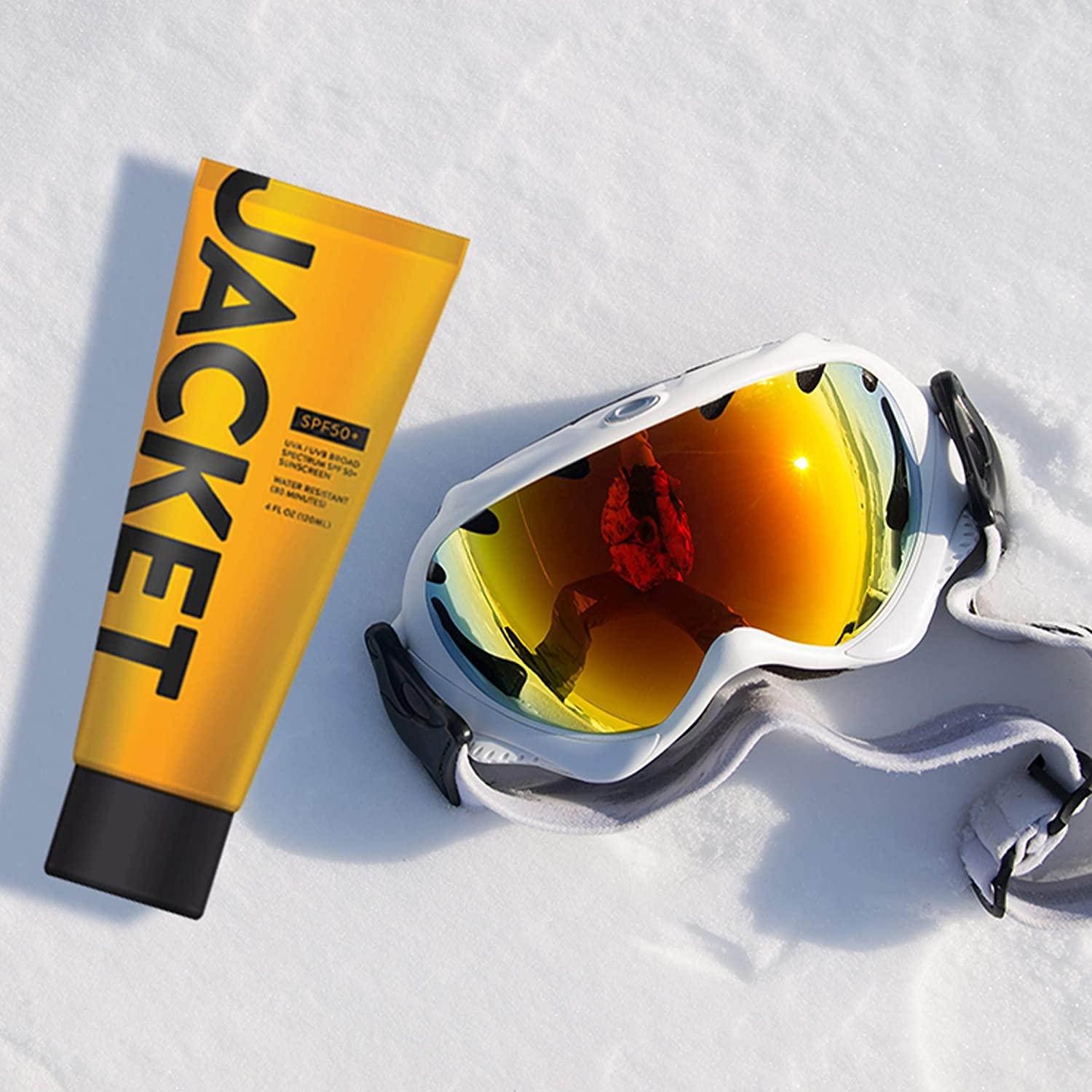 SPF 50+ Water Resistant Anti-Aging Sunscreen Jacket - Oil-Free, Vitamin ...