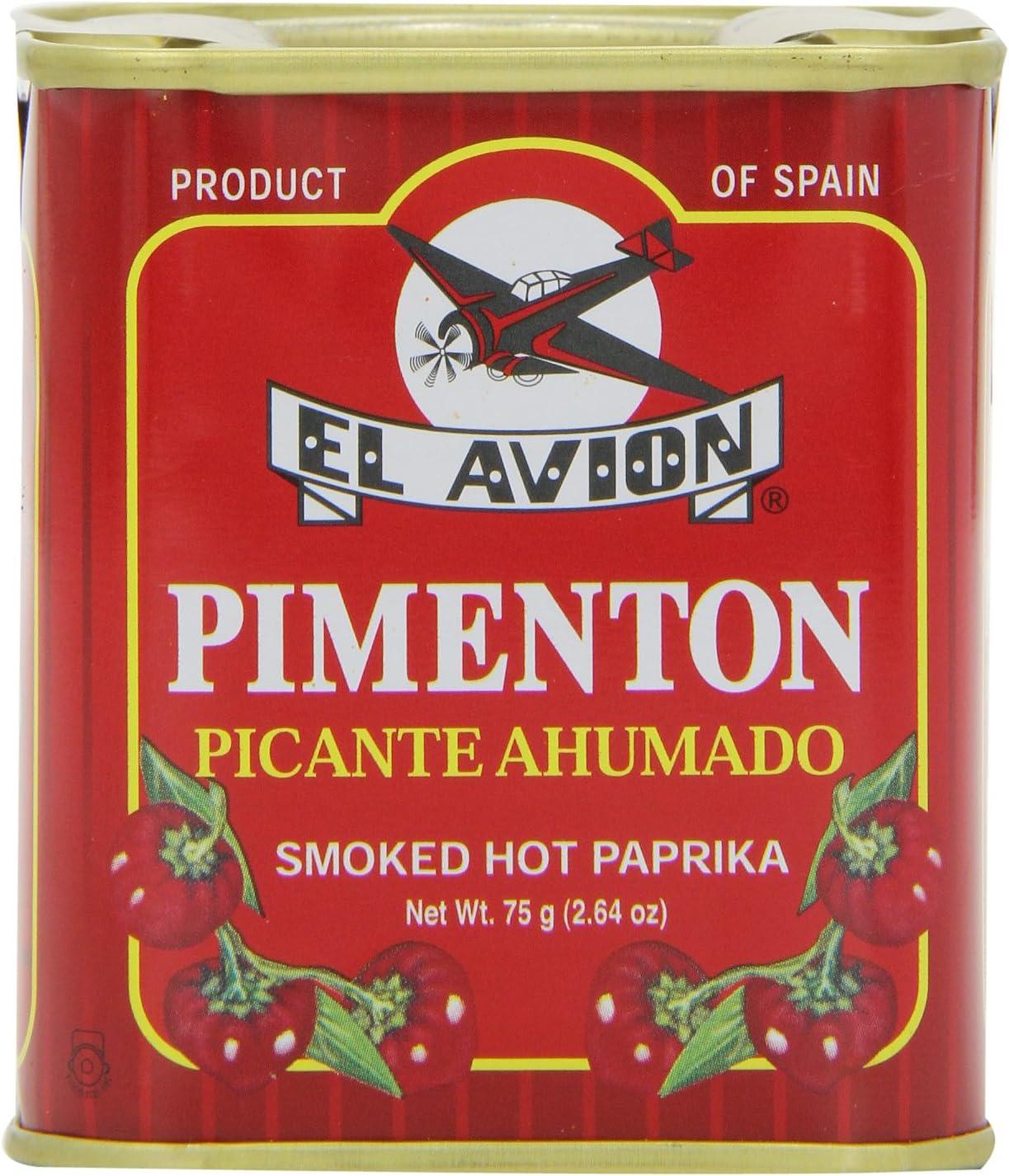 El Avion Smoked Hot Paprika 75g - Pimenton Picante Ahumado - Red Pack ...