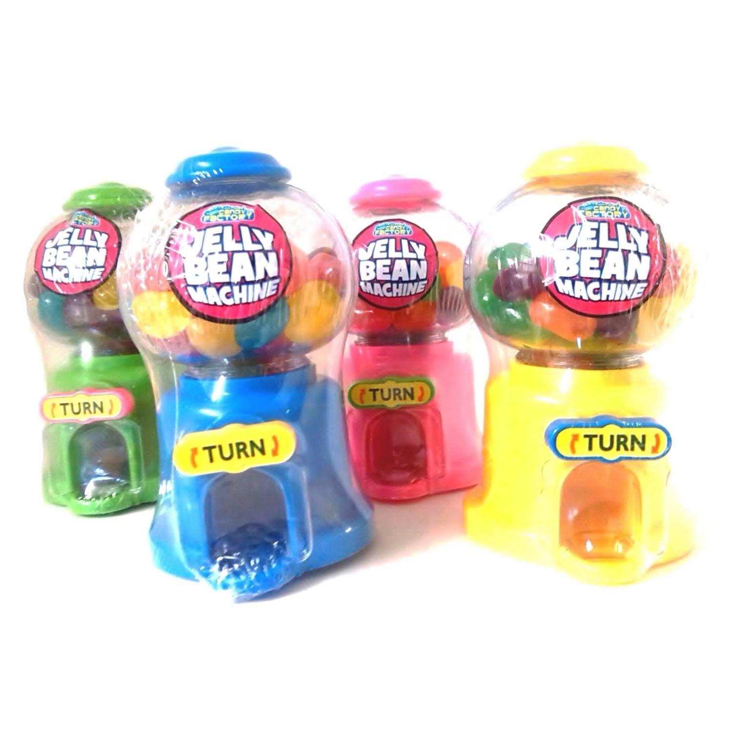 Mini Jelly Beans Machine 4x Fun Sweets Dispenser Pink Sweets Blue ...