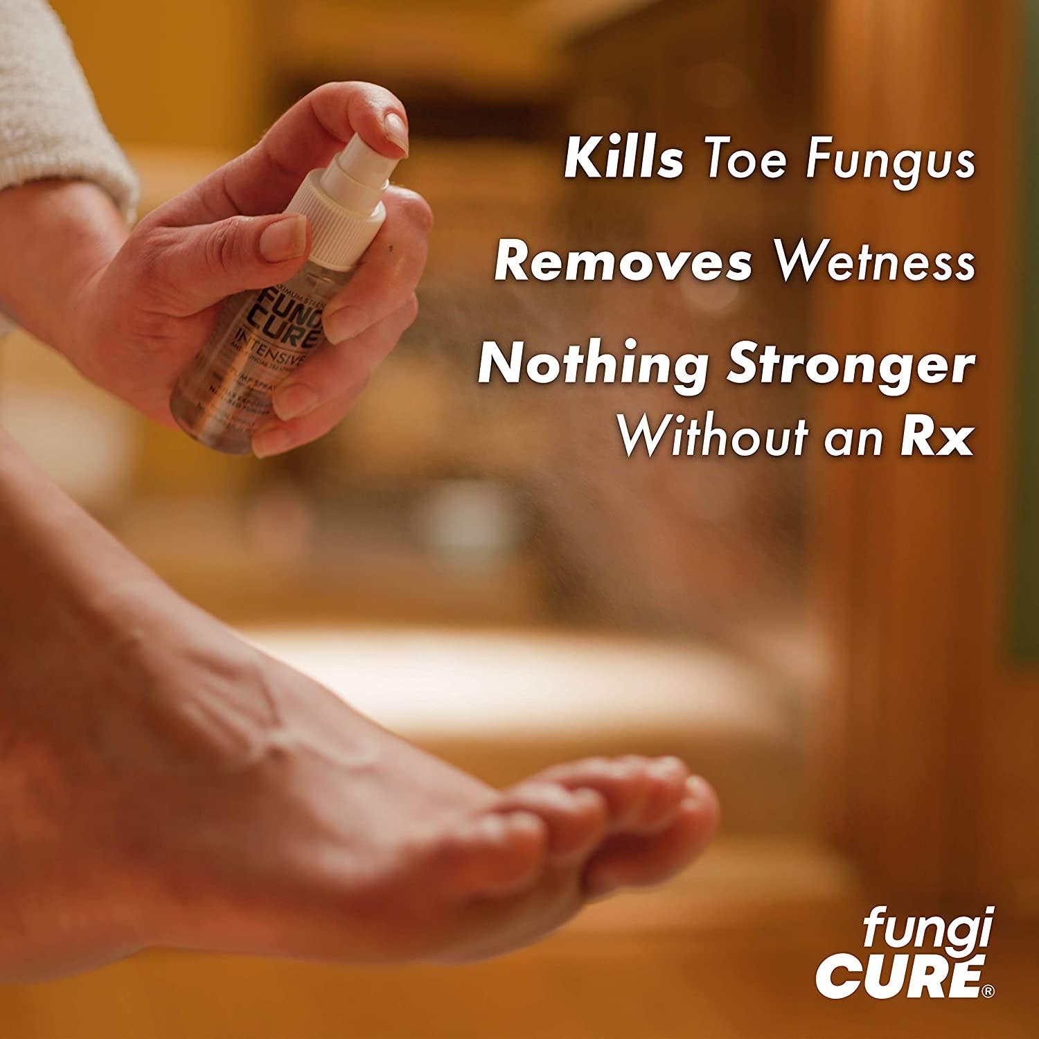 FUNGICURE Intensive Antifungal Treatment Spray - Kills 6 Types of Fungus, Soothes Itching ...