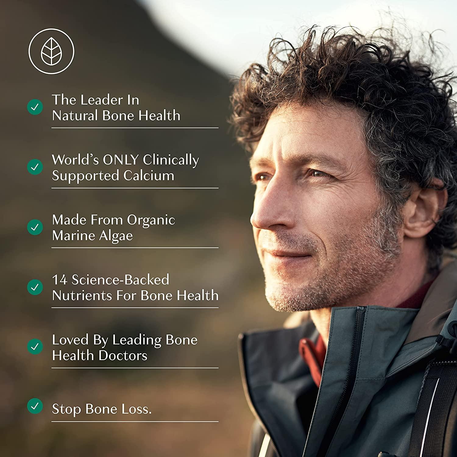 AlgaeCal Plant-Based Calcium Supplement with Vitamin D3, Magnesium ...