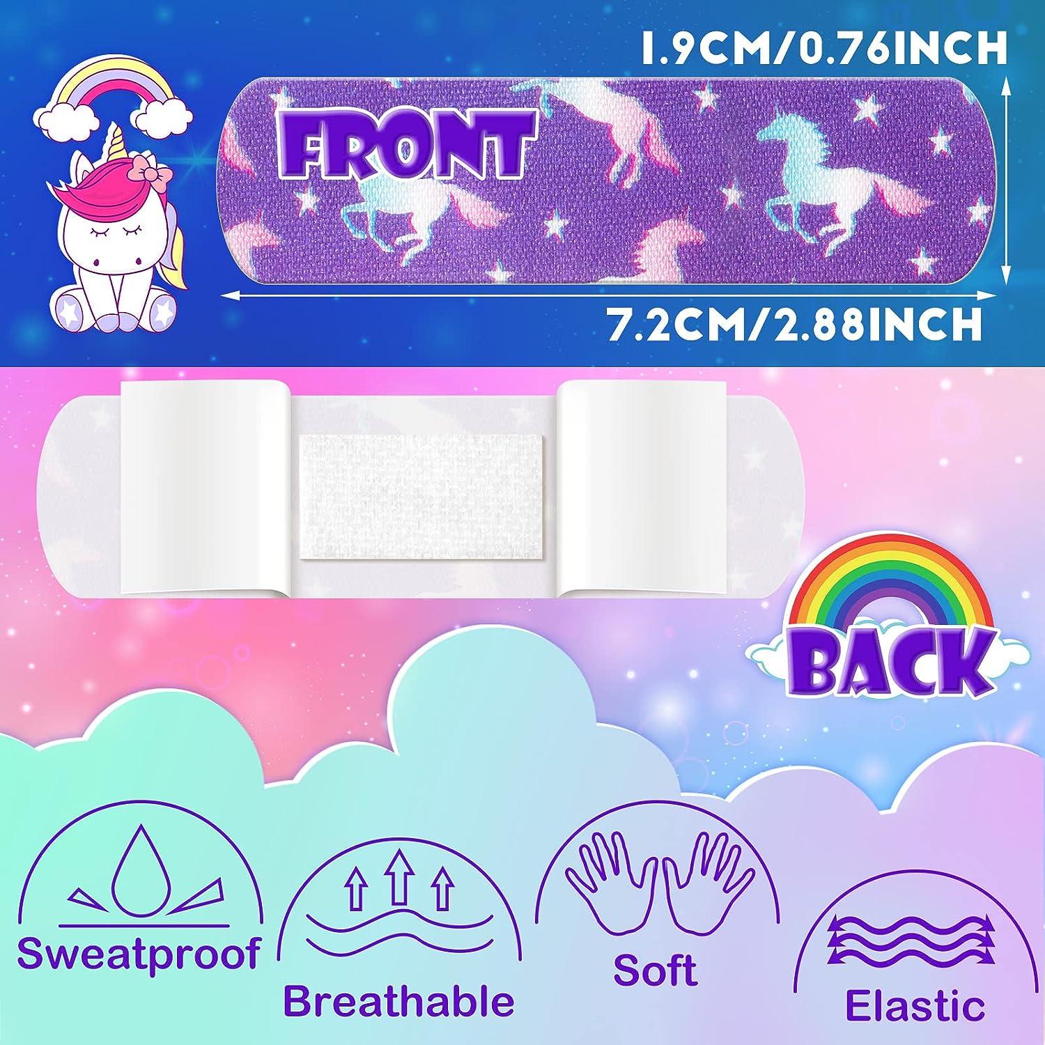 120-Piece Kids Fabric Bandages Set | Assorted Patterns | Flexible Self ...