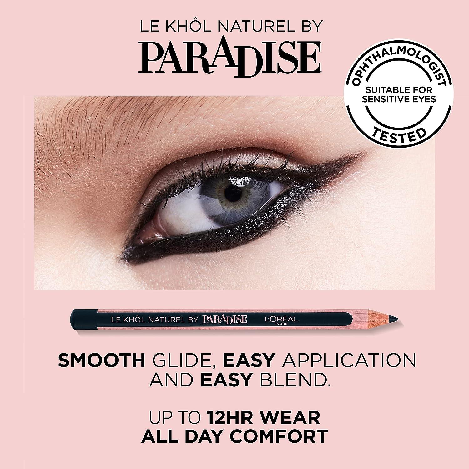 L'Oreal Paris Superliner Le Khol Eyeliner 101 Midnight Black - Intense ...