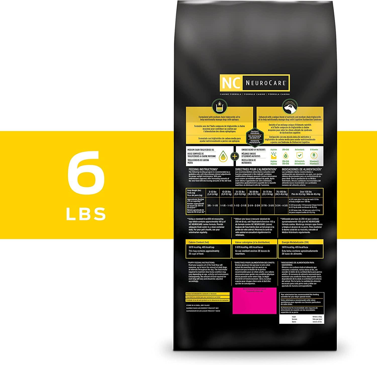 Purina Pro Plan Veterinary Diets NC NeuroCare Canine Formula 6 lb. Dry ...