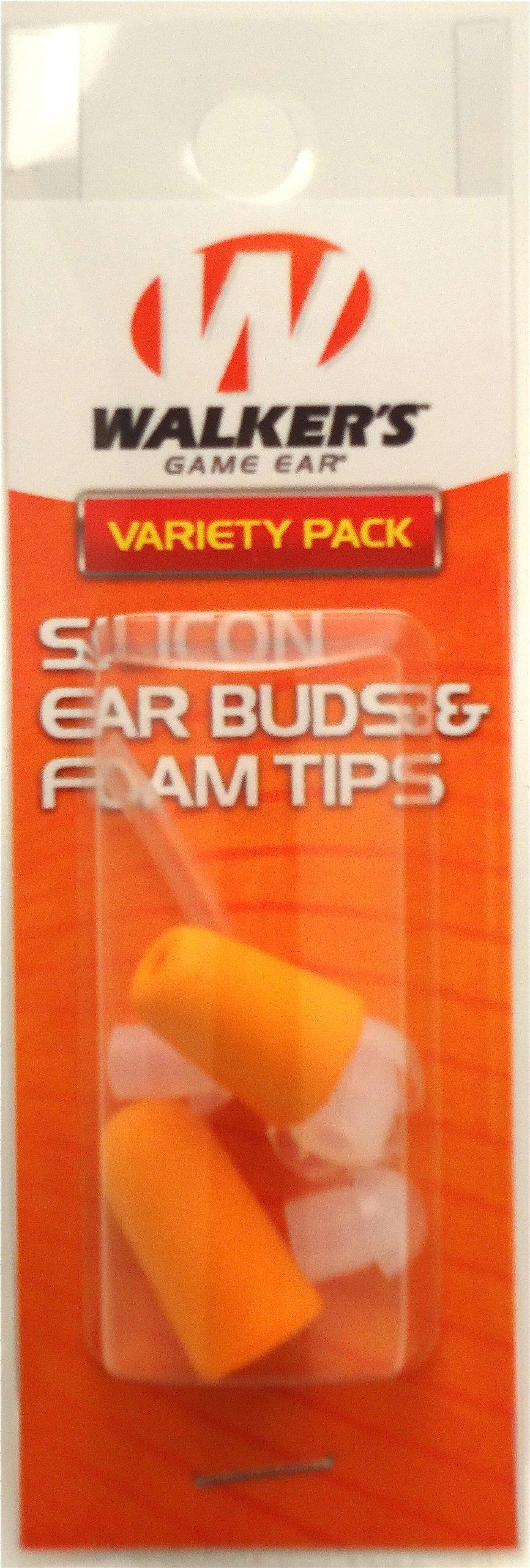 Walker's Game Ear Variety Pack Ear Tips - Ultimate Hearing Protection ...