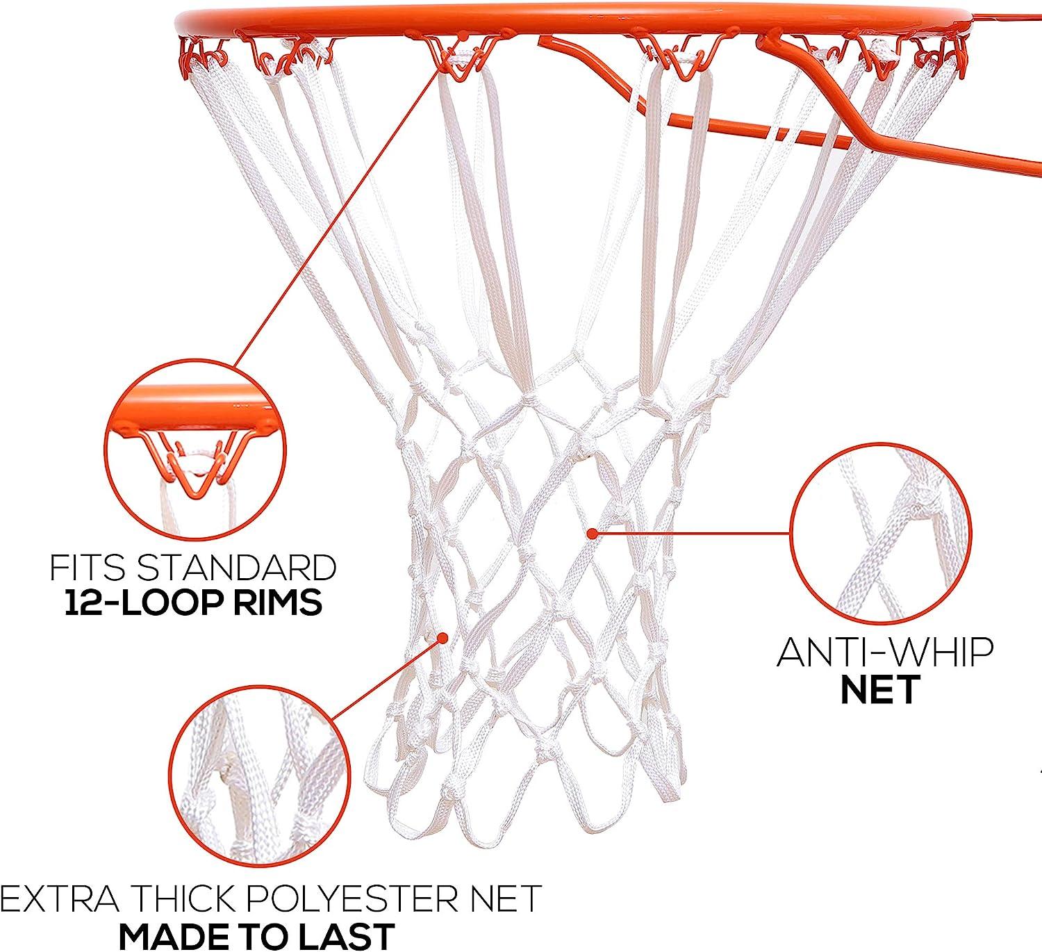 Betterline Heavy Duty Basketball Net Replacement - All Weather Anti ...