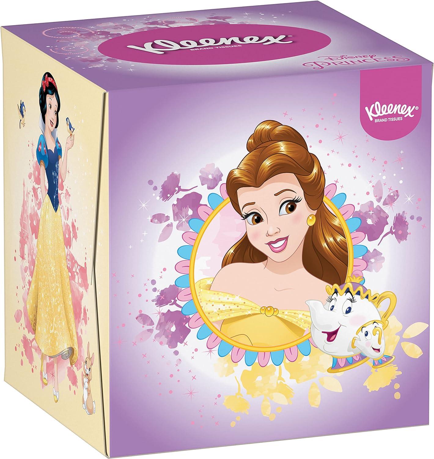 Kleenex Disney Tissue Boxes - 3-Ply Assorted Designs 12 Cube Boxes (48 ...