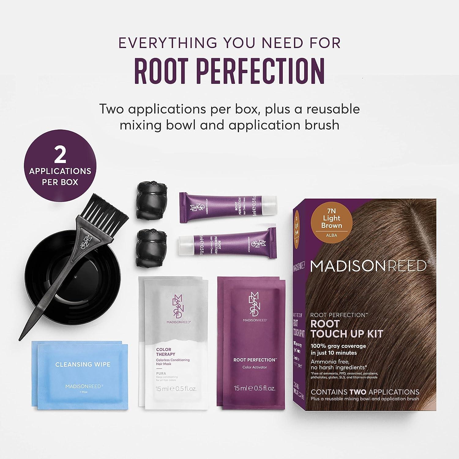 Madison Reed Root Perfection Light Brown 7N Alba - Permanent Root Touch ...