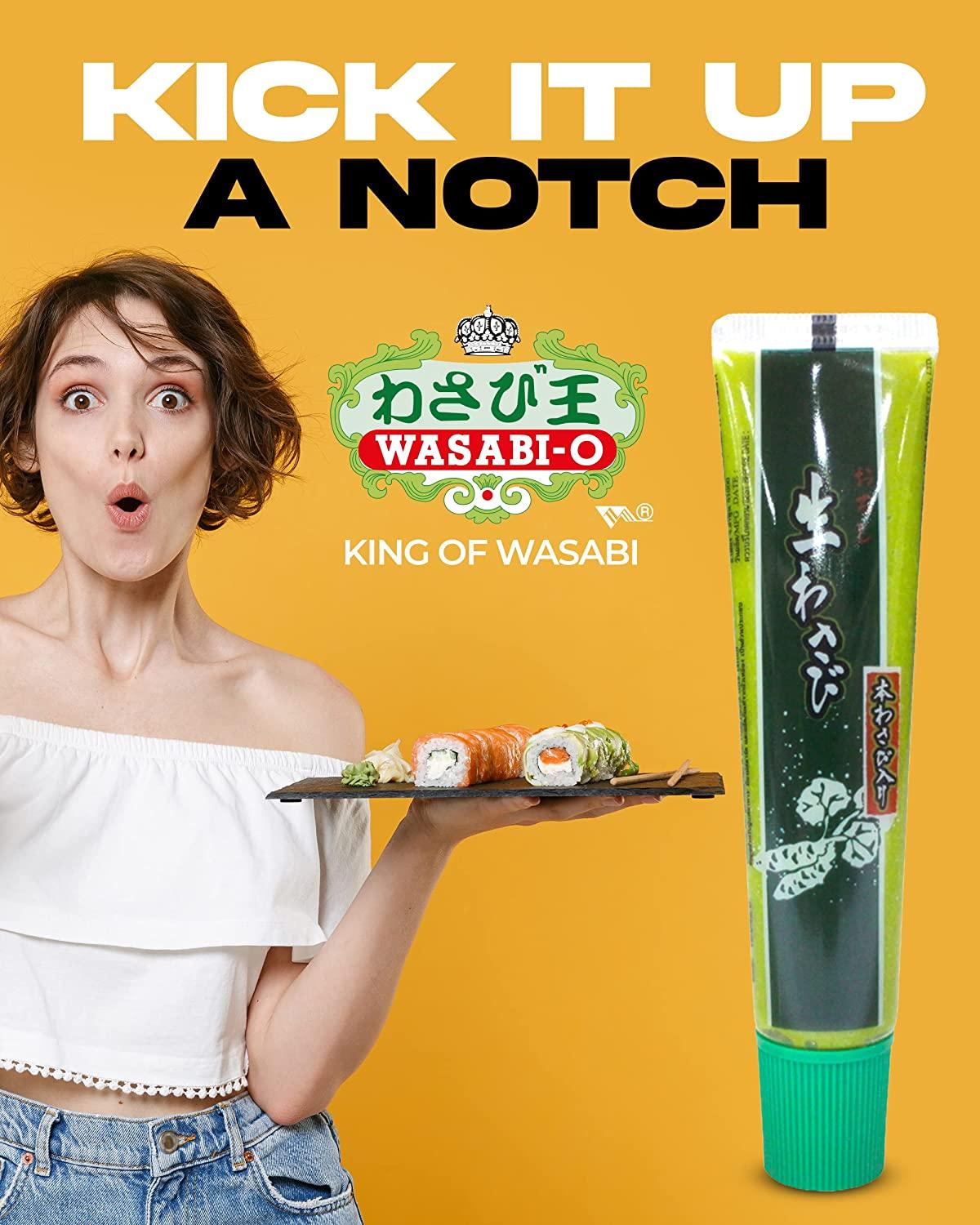 Wasabi-O Premium Wasabi Paste in Tube 1.52oz - Authentic Japanese ...