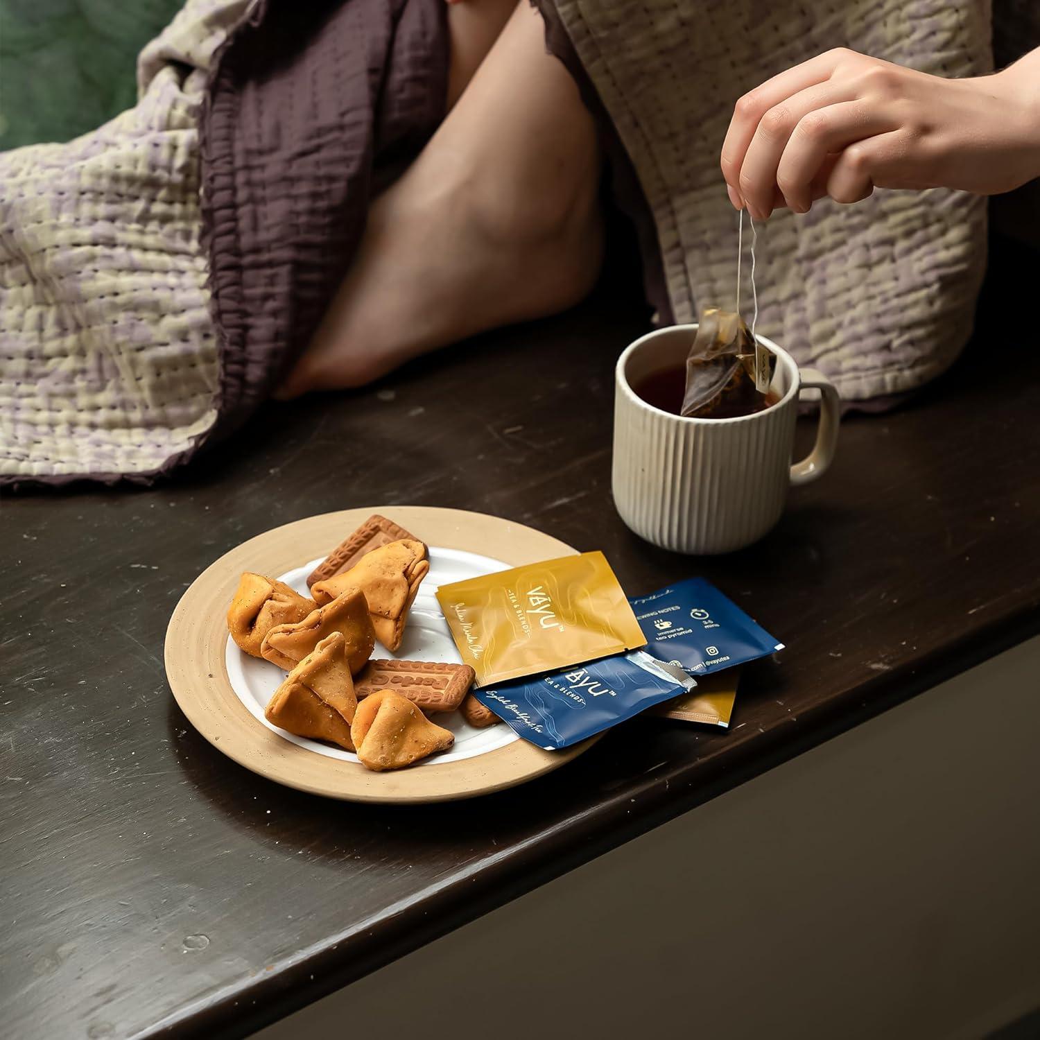 Vayu English Breakfast Tea (100% Assam) - 20 Individually Wrapped tea ...