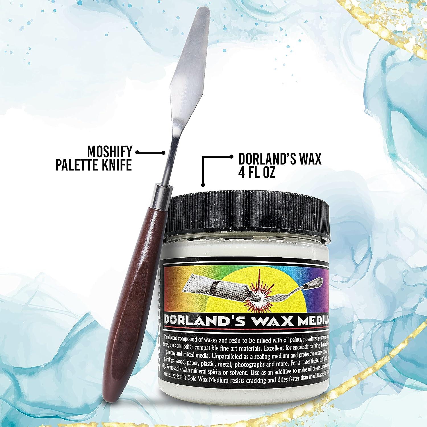Dorlands Wax 4fl oz - Cold Wax Medium for Oil Painting & Watercolor ...