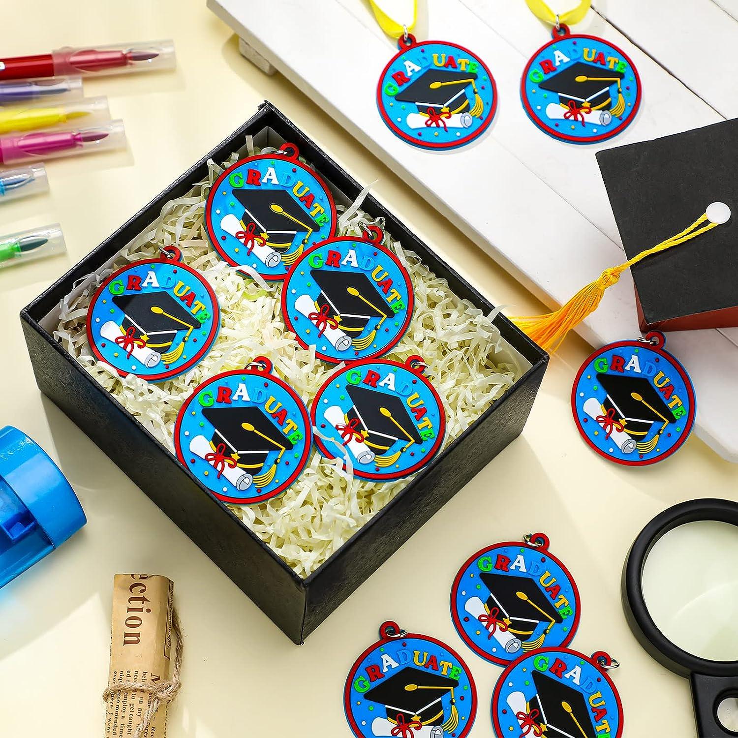 Tigeen Kids Kindergarten Graduation Medal - 2 Inch Rubber Award with ...