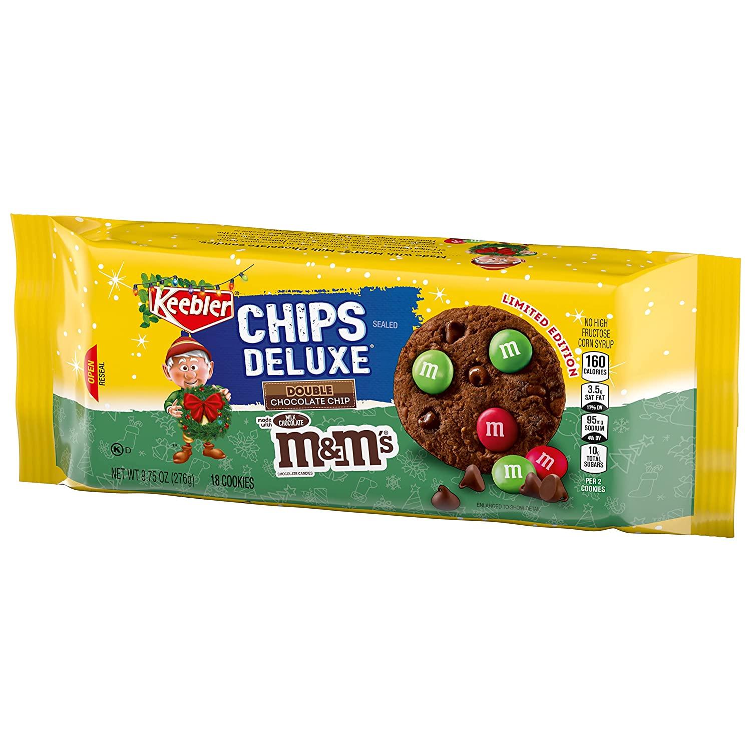 Keebler Chips Deluxe Double Chocolate Chip Limited Edition Cookies with ...