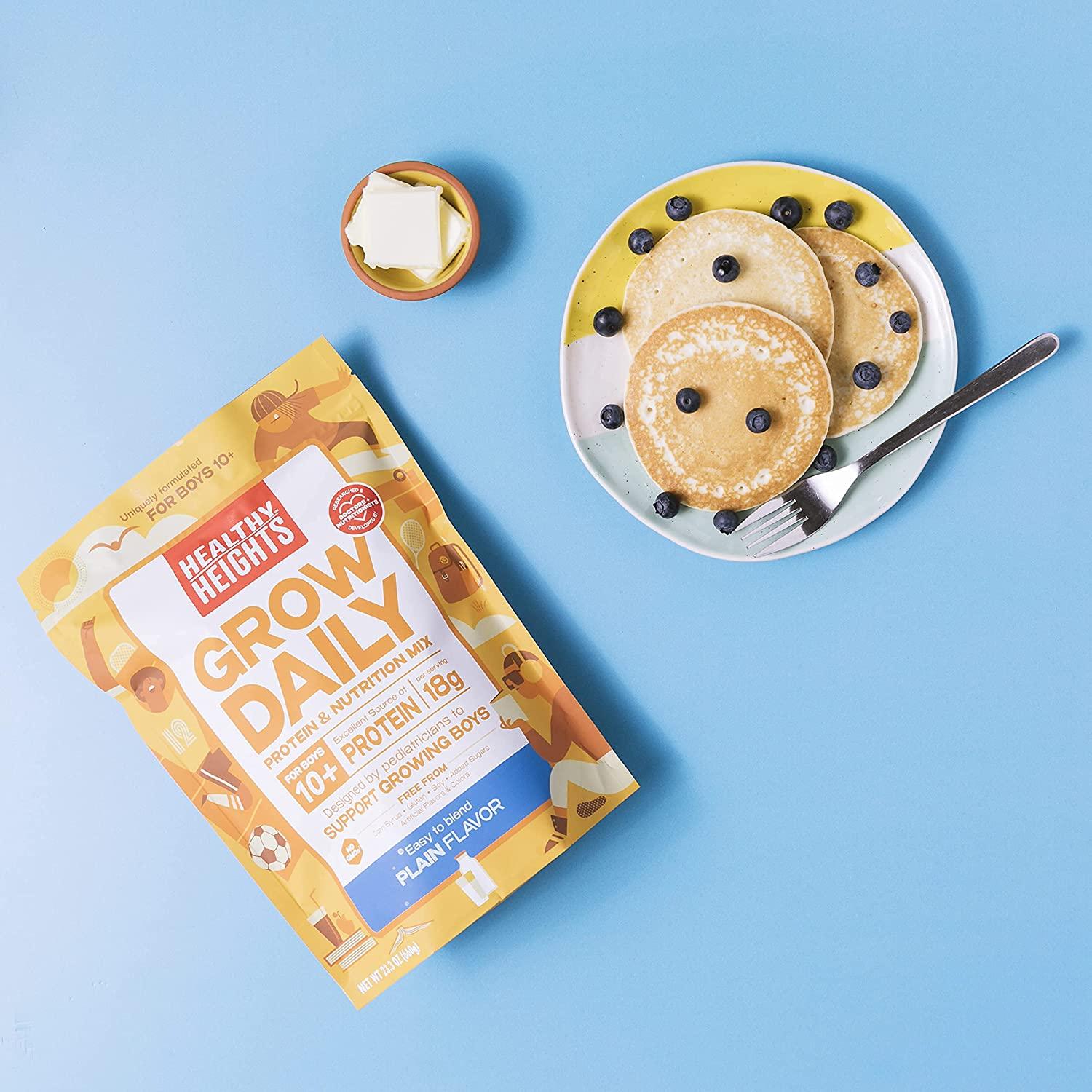 Healthy Heights Grow Daily Boys 10+ Chocolate Shake Mix - Pediatrician ...