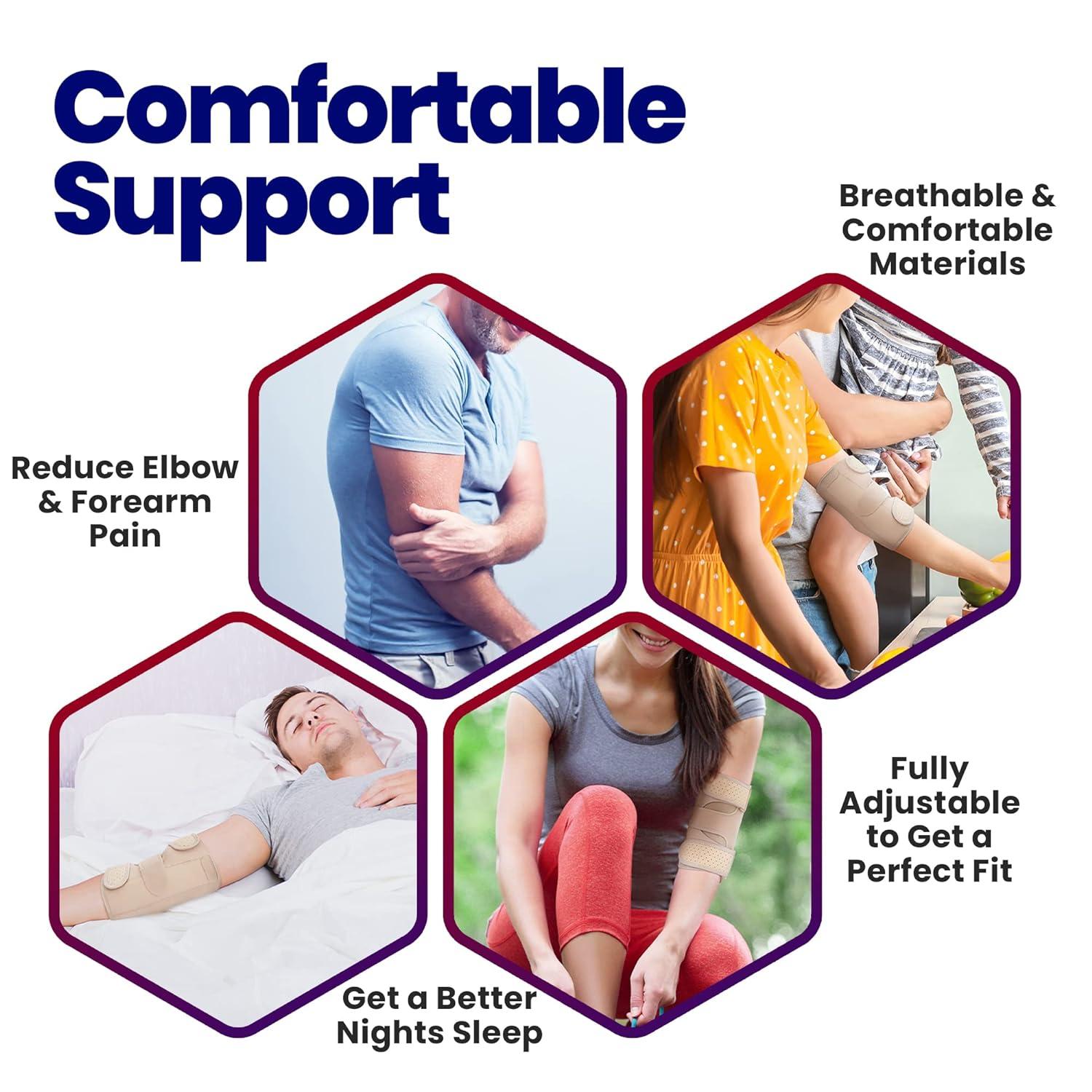 Comfortable Elbow Splint for Cubital Tunnel & Ulnar Nerve Entrapment ...