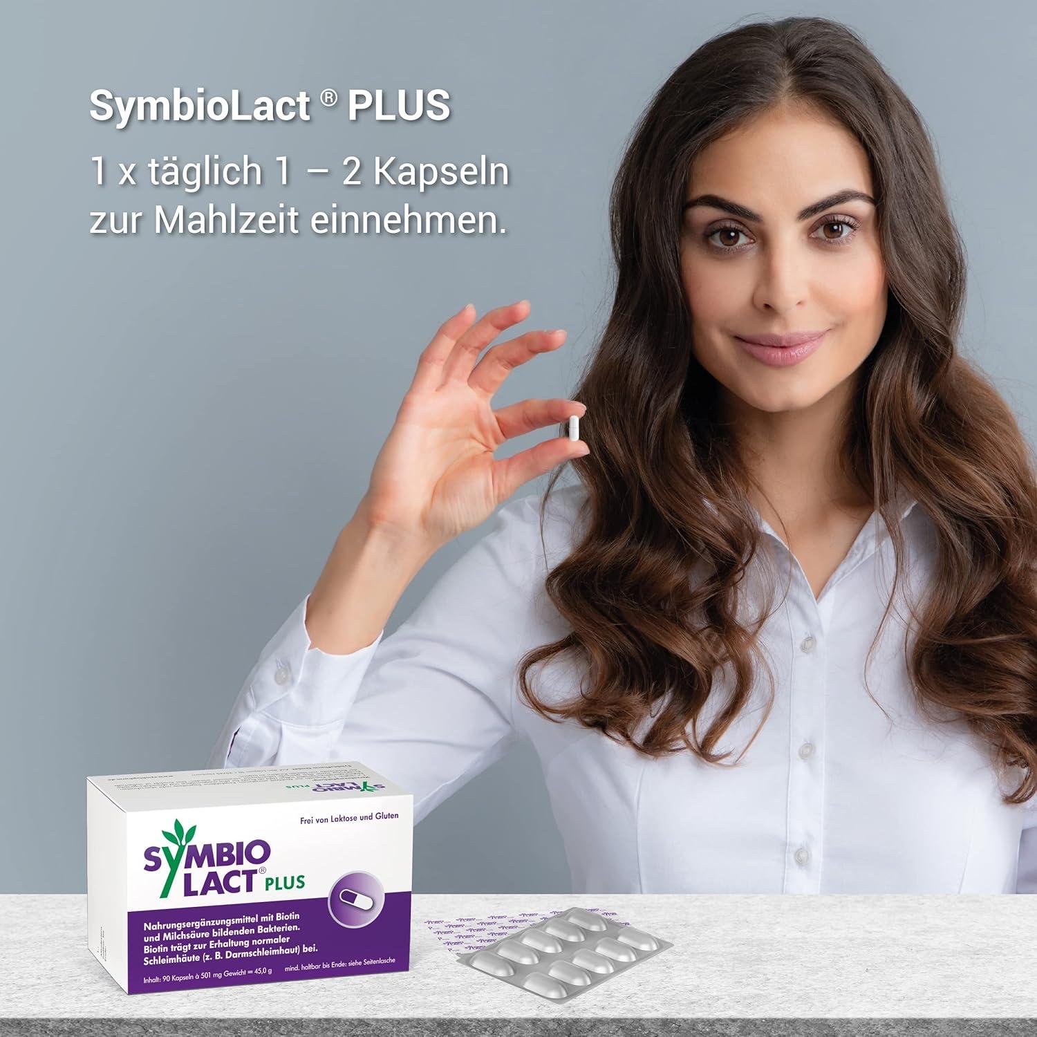 Symbiolact Plus Probiotic - Vegetarian Capsules with Lactic Acid ...